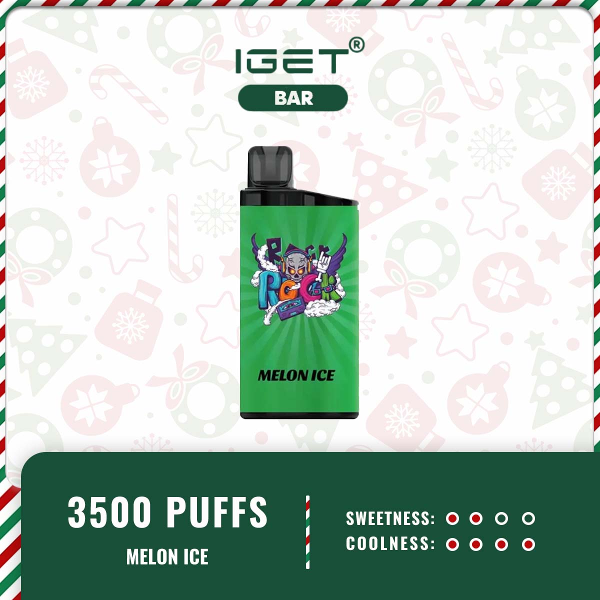 IGET Bar 3500 Puffs-Melon ice - IGET Vapes IGET Bar 3500 Puffs-Melon ice - IGET Vapes