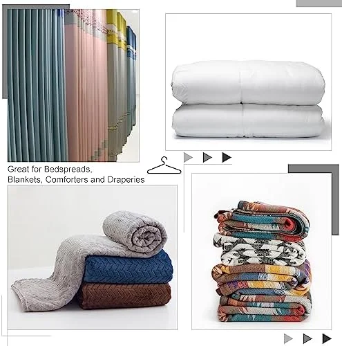 20 Pcs Gold Dry Cleaner Hangers 18" Drapery and Tubes Tablecloth ...